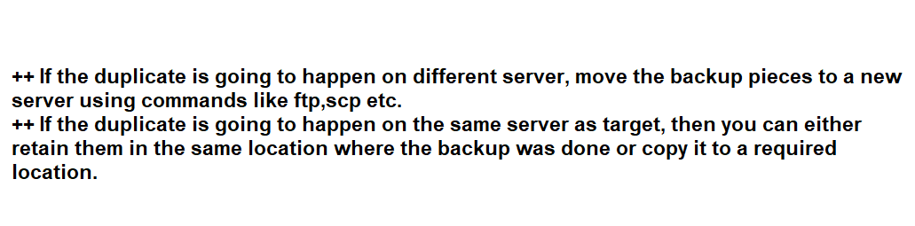 Oracle 11g Rman Duplicate Database Without Target Connection