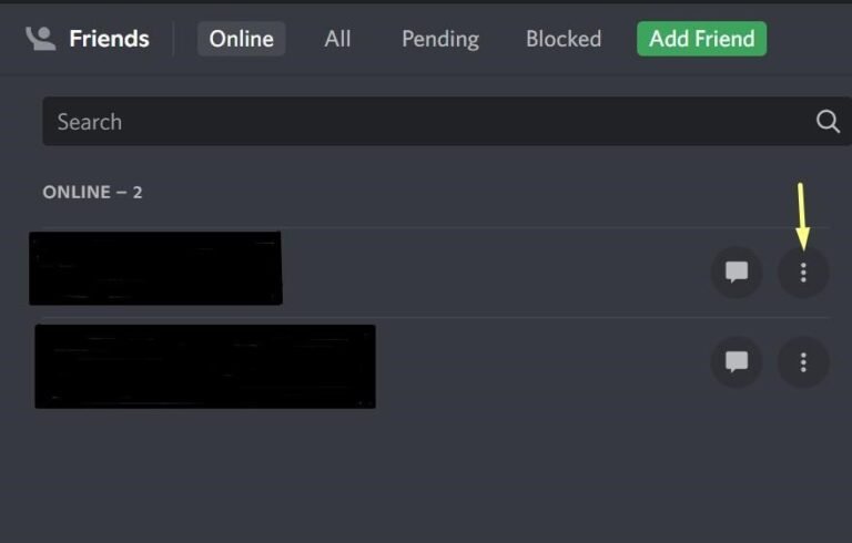 How to unfriend someone on discord mobile, iPhone App