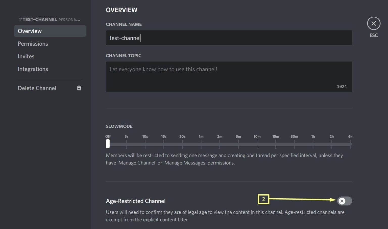 What does NSFW mean on Discord?